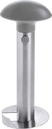 Lurch 10246 Ananasschneider zum Entkernen, Schälen und Schneiden von Ananas aus Edelstahl, Silber, ø 8.5 x 23 cm