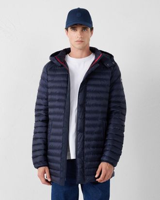 Jott Doudoune mi-longue &agrave; capuche Marine Xavier - Taille XL