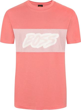 HUGO BOSS T-Shirt aus Baumwolle mit Front-Print in