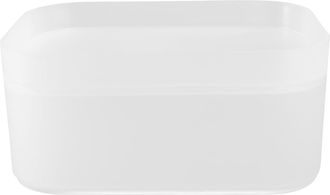 NUOBESTY Kosmetik Aufbewahrungsbox mit Deckel Kleiner Transparenter Make Up Organizer aus Langlebigem Material f&uuml;r Schreibtisch und Badezimmer