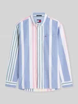 Tommy Jeans Relaxed Fit Freizeithemd aus reiner Baumwolle