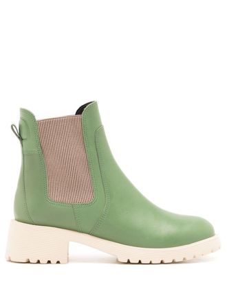 Sarah Chofakian bottines Mirre en cuir - Vert
