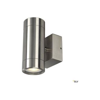 SLV Appliques extérieures astina steel applique extérieure inox GU10/QPAR51 2x 35W max IP44 inox 304 233302