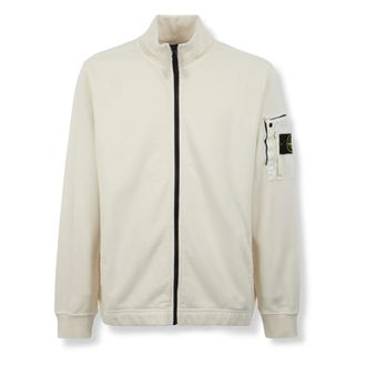 Stone Island Homme, Sweatshirts et sweats &agrave; capuche, Beige, Taille: S Track Jacket