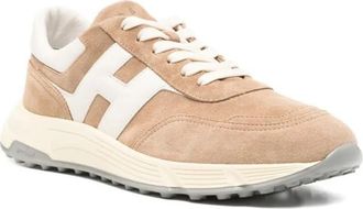 Hogan Low-Top Sneaker - Beige Silk And Nylon Sneakers - Gr. 10 - in Beige - f&uuml;r Damen