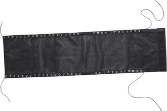 DOITOOL Ersatzbespannung für Gartenstuhl Atmungsaktives Langlebiges Gewebe mit Befestigungsseil Passend für Klapp liegestühle und Outdoor loungemöbel in Schwa