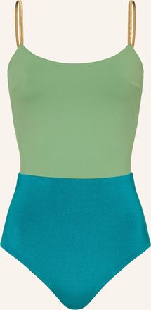 Mymarini Mymarini Badeanzug Shine Zum Wenden Mit Uv-Schutz 50+ gruen