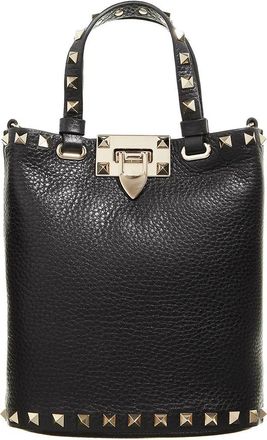 Valentino Garavani Crossbody Bags - Rockstud Mini Tote - Gr. unisize - in Schwarz - f&uuml;r Damen