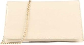 Girly HandBags Femme Pochette en similicuir verni pour femme, sac à main à poignée supérieure - Sac de soirée polyvalent pour mariages, fêtes et événements formels B