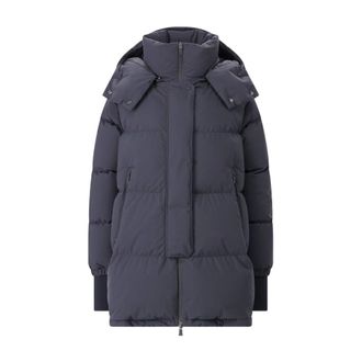 Herno Doudoune coupe trap&egrave;ze - Femme - Vestes - Bleu - Taille: 40 FR