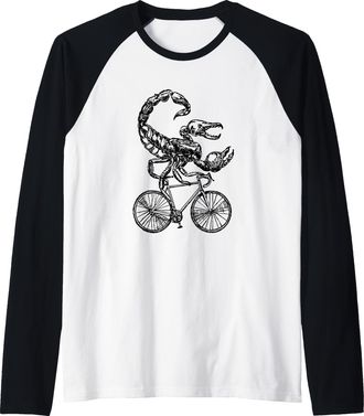 Seembo Animal Cycling Fahrrad Lustiger Radfahrer Biker Raglan