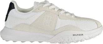 Tommy Hilfiger Homme, Chaussures, Blanc, Taille: 42 EU Polyester Baskets