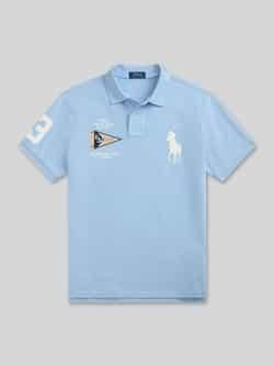 Polo Ralph Lauren Regular Fit Poloshirt aus reiner Baumwolle mit Stitchings
