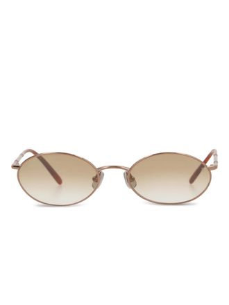 Brunello Cucinelli oval sunglasses - Rosa
