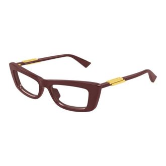 Bottega Veneta Femme, Accessoires, Rouge, Taille: 55 MM Cat-eye Optical Frame