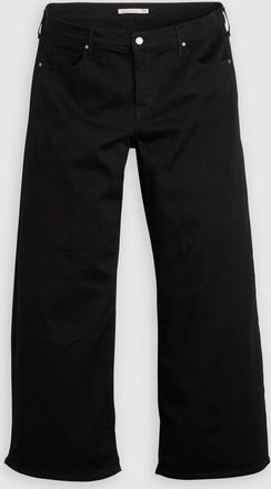 Levi's 318 Shaping Wide Leg Jeans (Plus Size) - Damen - Schwarz / Schwarz