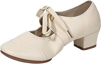 Generic Chaussures De Danse Latine Femme Salsa Souple, Confort Talons Hauts Chaussures De Tango Les Bals Semelle Souple &Agrave; Bout Ouvert Latine Sandales pour Fem