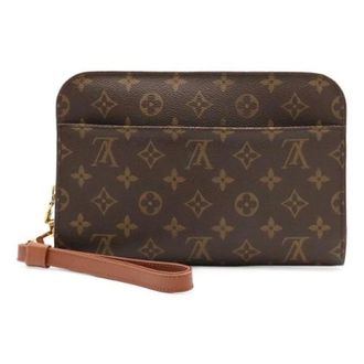 Louis Vuitton Sac pochette Monogram Pre-owned - Femme - Pre-owned - Brun - Taille: ONE Size