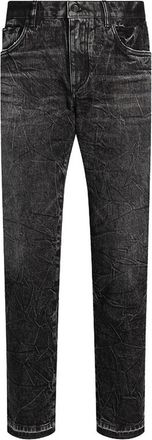 Dolce & Gabbana Straight Leg Jeans - Schwarz