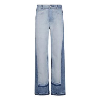 Stella McCartney Two-Tone Straight-Leg Jeans - - Jeans - Damen - Blau - W26