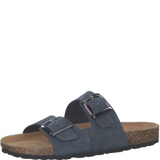 Marco Tozzi Marco Tozzi Damen 2-2-27405-28 Flache Sandale, Navy Nubuck, 41 EU(Herstellergröße: 10 US)