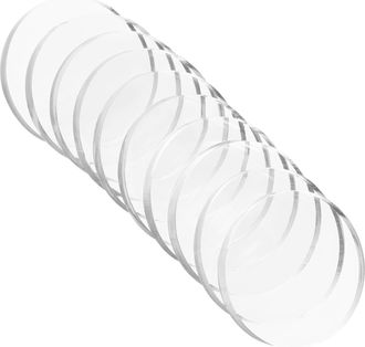 DOITOOL 10 Stück Teiliges Transparente Saugnapf aus Weichem Antirutsch und Abstandshalter für Glasplatten Möbel Fenster Schutz vor Kratzern und Vibrationen