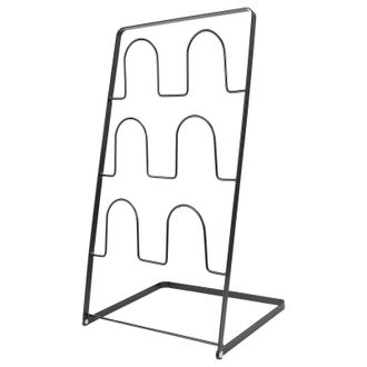 BESPORTBLE Levemolo Mehrschichtiges Hausschuhregal aus Robustem Eisen mit Drehbarem Sockel Platzsparend und Langlebig zur Ordentlichen Aufbewahrung von Hausschuh