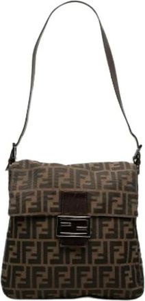 Fendi Sac bandouli&egrave;re vintage Fendi Pre-owned - Femme - Pre-owned - Brun - Taille: ONE Size