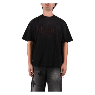 Ksubi T-shirt &agrave; col rond - Homme - Tops - Gris - Taille: L