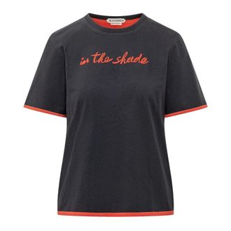J.W.Anderson In the Shade Tee - - Tops - Damen - Schwarzk - XS