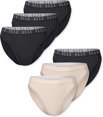 Elle Slip High Leg - ELLE LOGO
