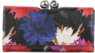 Ted Baker Amaliah Schwarze Bobble-handtasche Mit Rosenmuster