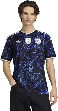 adidas adidas Football - Coupe du monde 2026 - Maillot ext&eacute;rieur de lArgentine - Bleu marine &agrave; imprim&eacute;