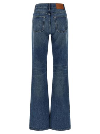 Chlo&eacute; Palazzo Jeans - Blue