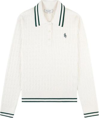 Sporty & Rich Pull Col Rond - Cr&egrave;me