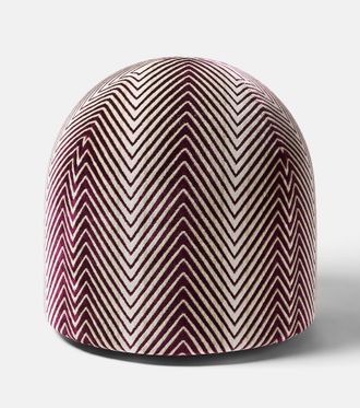 Missoni Pouf Ziggy aus Samt