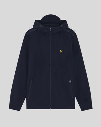 Lyle & Scott Jacke mit Kapuze und abgedecktem Rei&szlig;verschluss