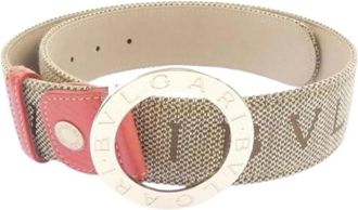 Bulgari Ceinture Vintage Pre-owned - Femme - Pre-owned - Beige - Taille: ONE Size