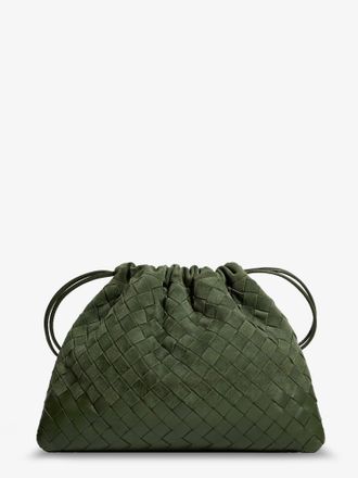 Bottega Veneta Suede Dustbag with Intrecciato motif - BOTTEGA VENETA - gender_Woman