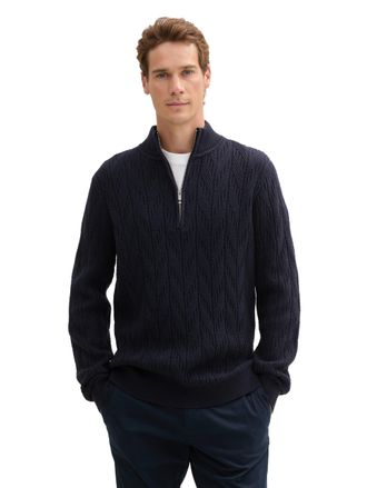 Tom Tailor Herren 1044470 Pullover, 10668-Sky Captain Blue, M