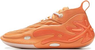 Li-Ning Way of Wade 11 Serie White HOT Herren-Basketballschuhe Futter rutschfest Professionelle Sto&szlig;d&auml;mpfung Sneaker Sportschuhe Tangerine EU 42 1/3