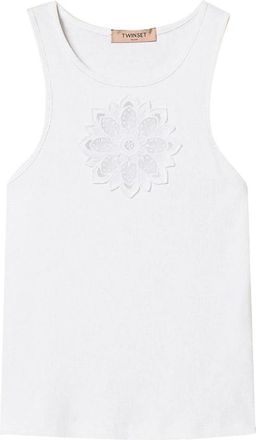 Twinset Femme, Tops, Blanc, Taille: 40 FR D&eacute;bardeur