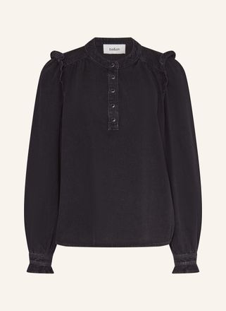 BA&SH Ba&Sh Jeansbluse Mit R&uuml;schen schwarz