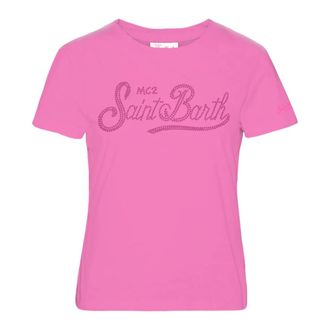 MC2 Saint Barth Femme, Tops, Rose, Taille: 42 FR T-shirt en coton