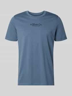 s.Oliver Red Label Regular Fit T-Shirt aus reiner Baumwolle