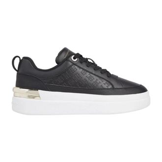 Tommy Hilfiger Lux Court Sneaker Monogram - - Shoes - Damen - Schwarzk - 41 EU