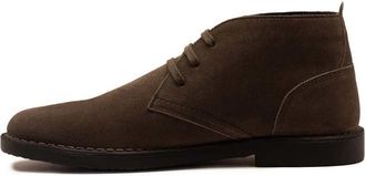 OFF THE HOOK Sahara - Bottines à lacets casual en daim - Gris anthracite