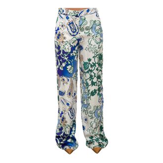 Marella Wei&szlig;e Lange Hose - - Trousers - Damen - Mehrfarbig - XS