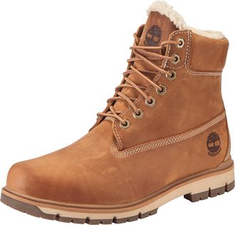 Timberland Schn&uuml;rboots TIMBERLAND RADFORDMID WARM LINED WATERPROOF BOOT, Herren, Gr. 41,5, wheat, Leder, Schuhe Schn&uuml;rboots, Winterstiefel, Schn&uuml;rstiefel, Winter