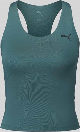 Puma Slim Fit Sport-Top mit Logo-Print